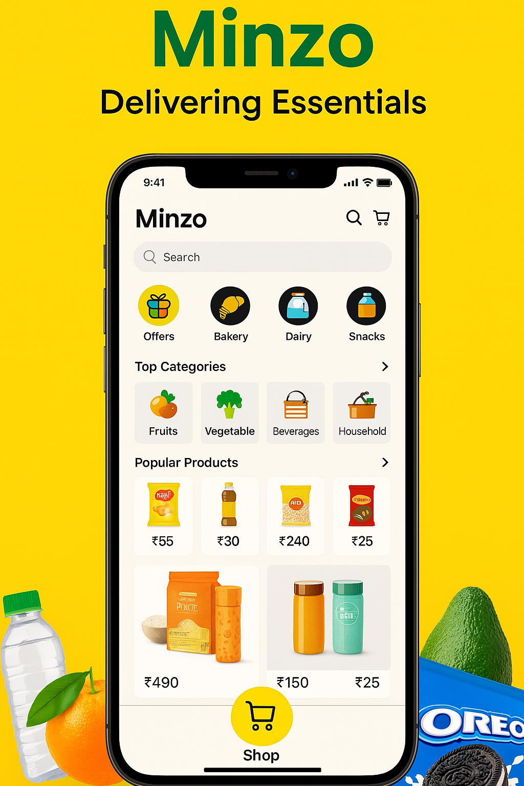 Minzo - Groceries Delivered in Minutes